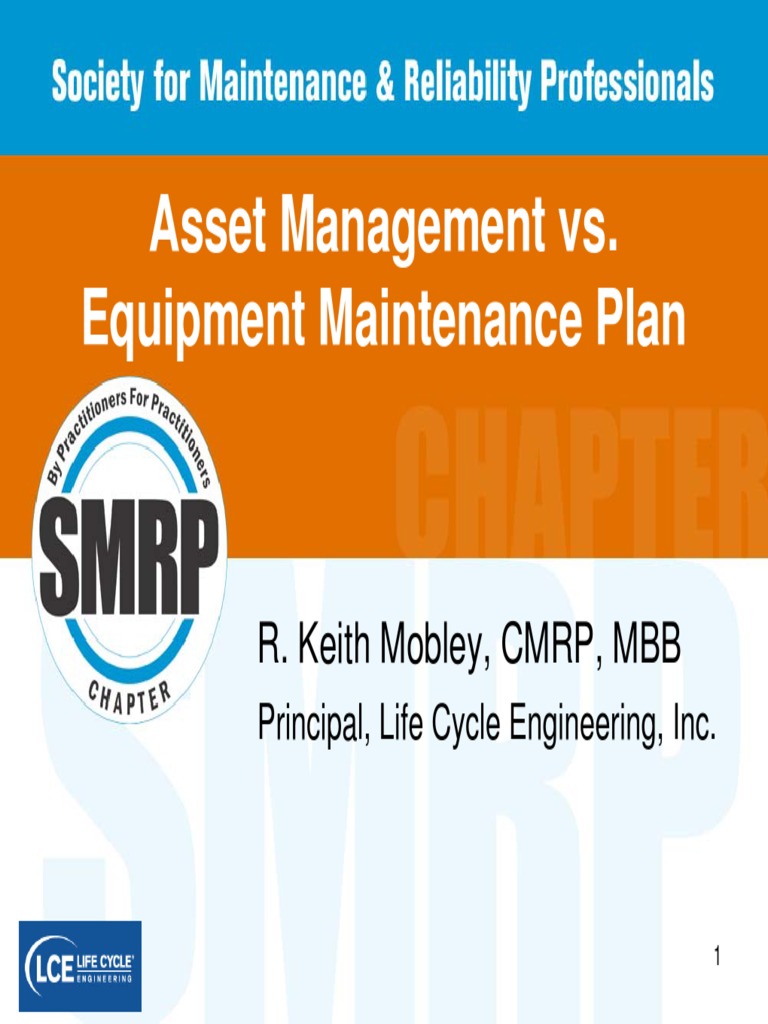 SMRP | PDF | Asset Management | Reliability Engineering