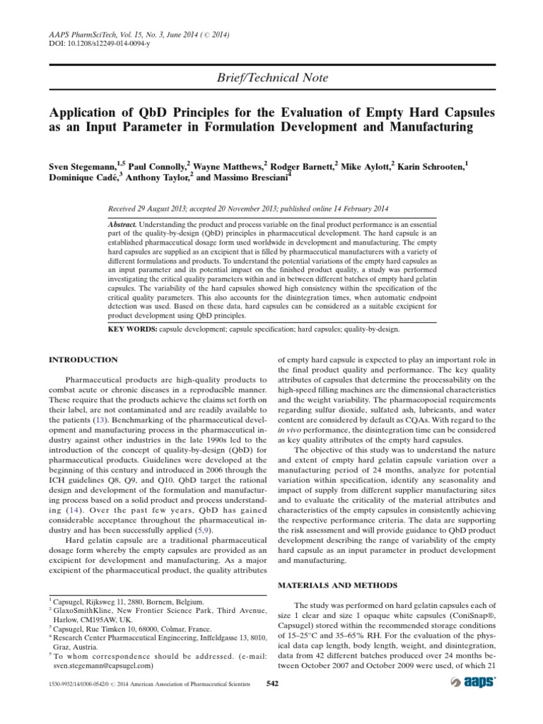 LOD Hard Gelatin | PDF | Pharmaceutical Formulation | Gelatin