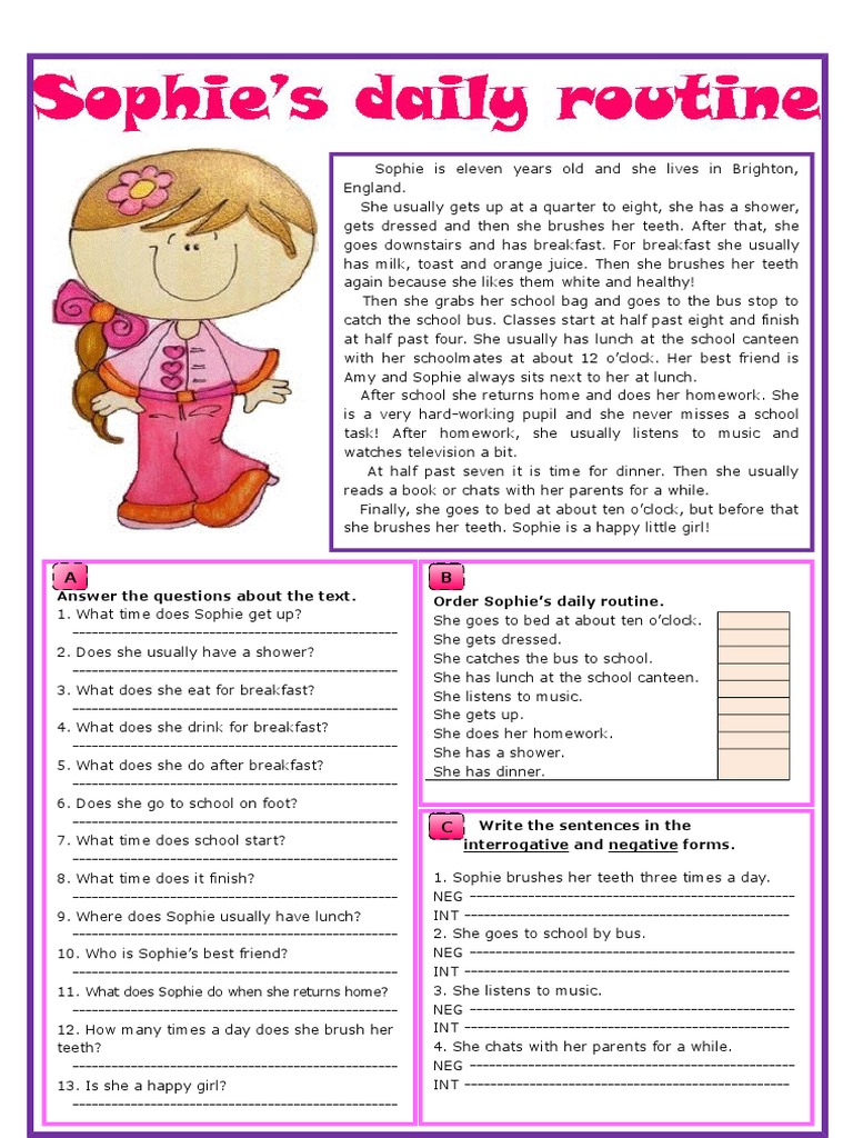 Reading - How To Teach Simple Present | PDF | Language Arts & Discipline