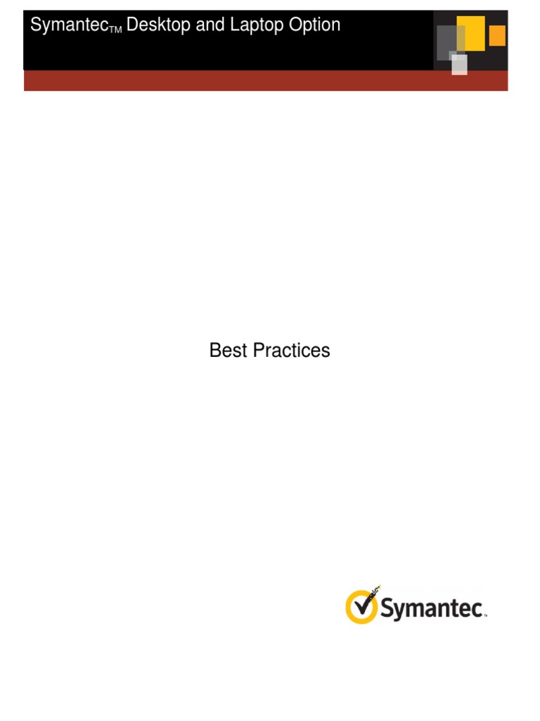 SymantecDLO 7.5 BestPractices | PDF | Backup | Computer File