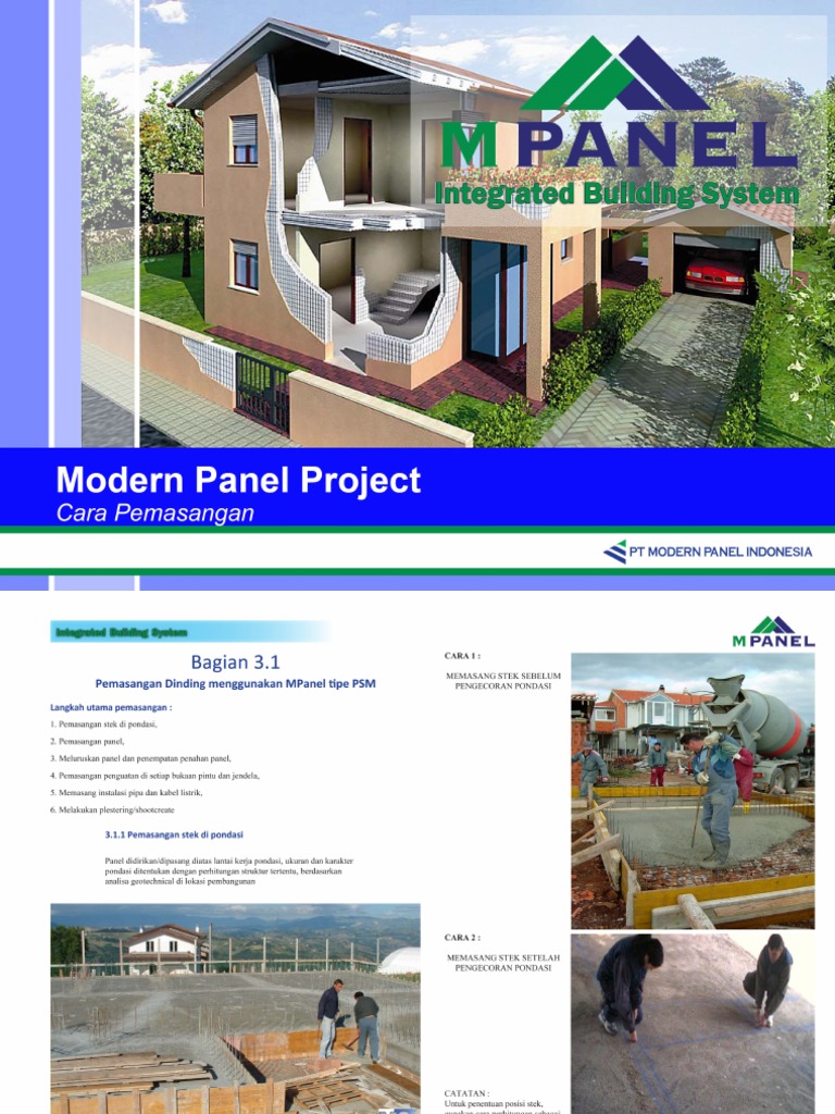 Cara Pemasangan M-Panel | PDF