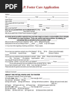 Pet Foster Care Agreement Template | PDF | Pet | Caregiver
