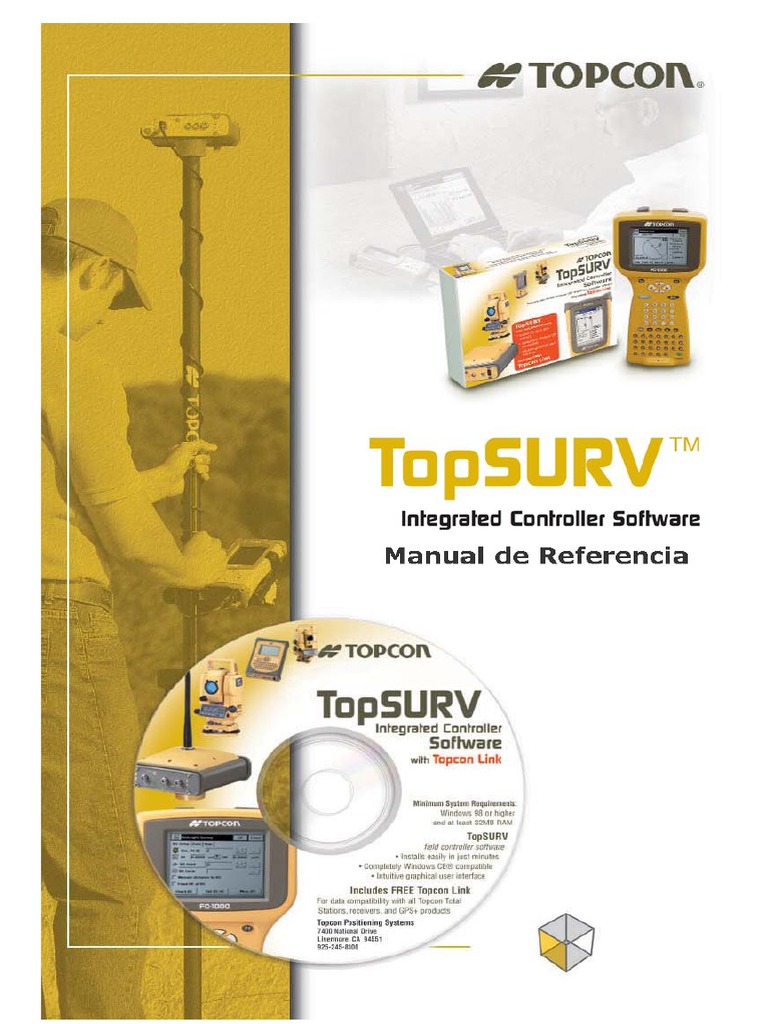 Topcon Topsurv Manual Spanish PDF | PDF | Software | Informática
