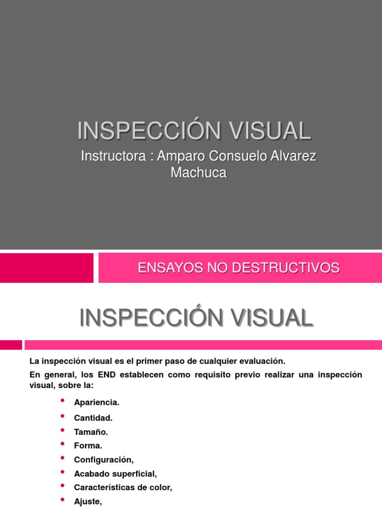 NDT - Inspeccion Visual | PDF | Tecnología