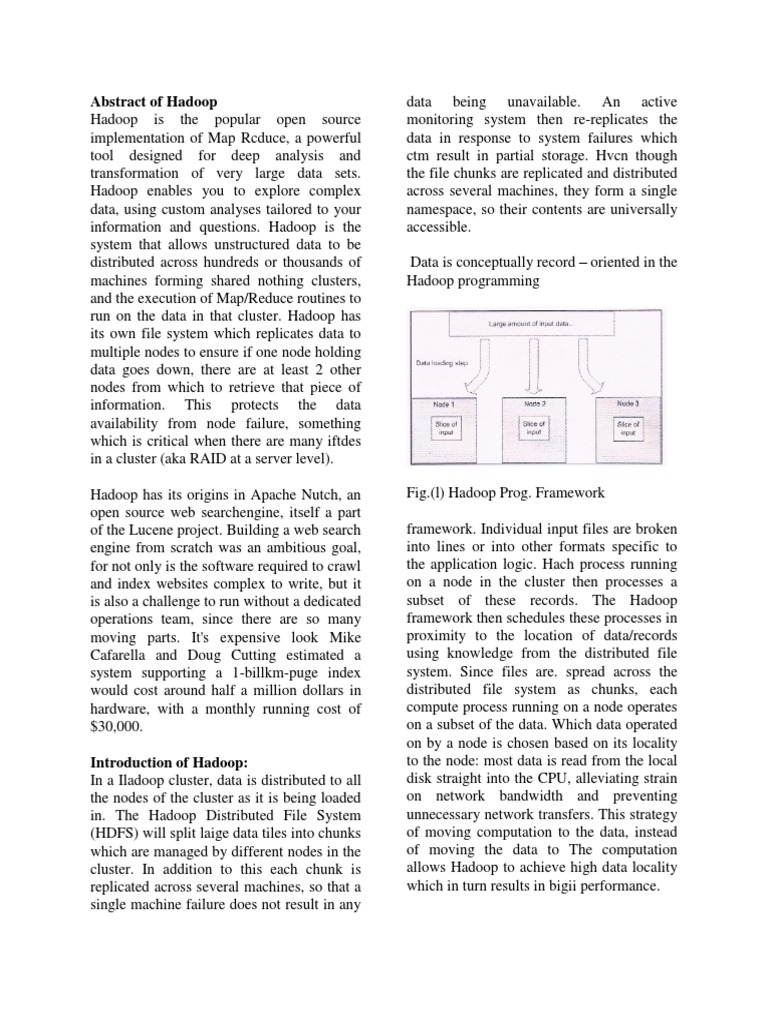 Hadoop PDF | PDF | Apache Hadoop | Map Reduce