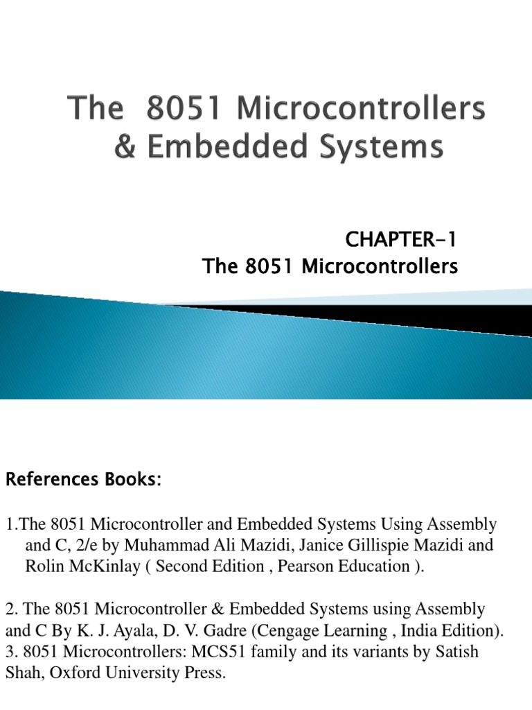 8051 Intro Pdf Microcontroller Pic Microcontroller