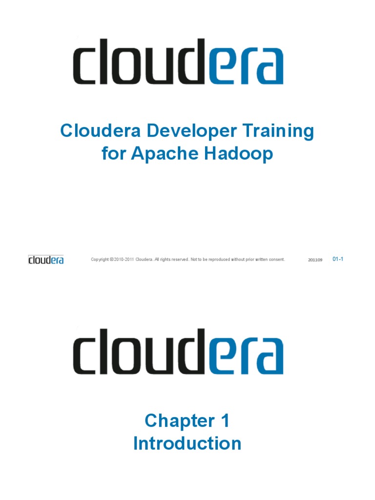 Cloudera Developer Training | PDF | Apache Hadoop | Map Reduce