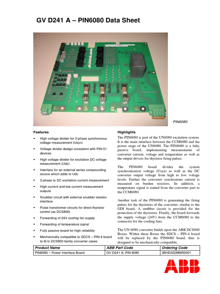 Gv d241 - Pin6080 Data Sheet | Electrical Connector | Electrical Network