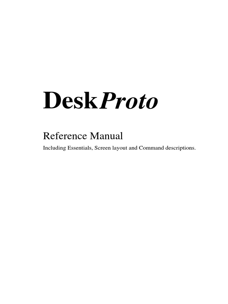 Deskproto | PDF