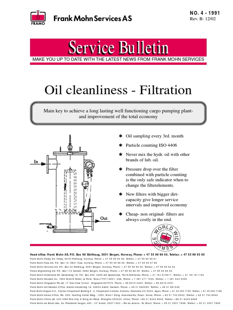 04 - Oil Cleanliness - Filtration PDF | PDF | Viscosity | Filtration