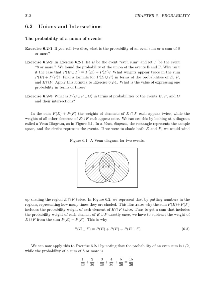 Principleof Inclusion and Exclusion of Probability PDF | PDF | Function ...