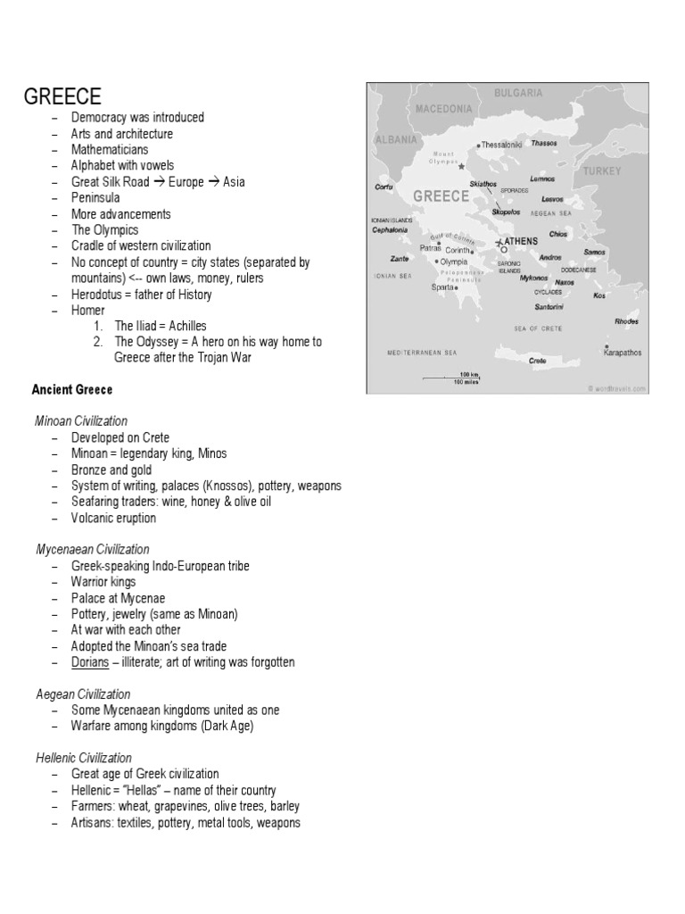 A Brief History of Ancient Greece | PDF | Ancient Greece | Macedonia ...