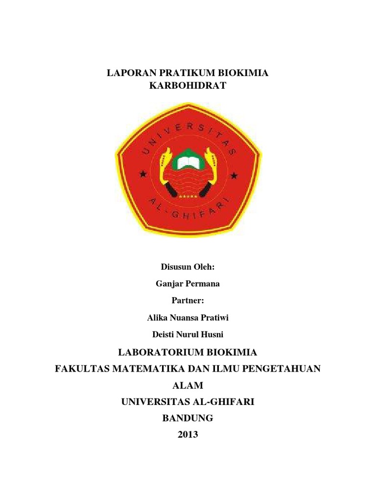 Laporan Pratikum Biokimia | PDF | Kesehatan Holistik