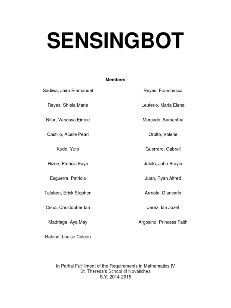 Sensing Bot | PDF | Infrared | Robot