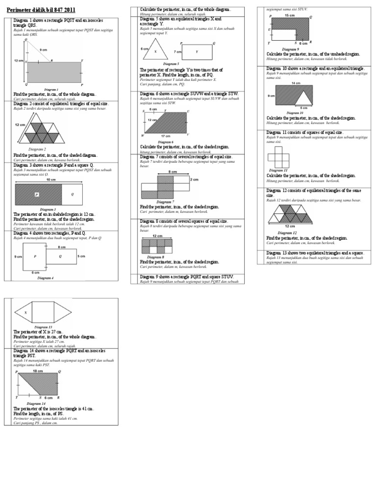 Soalan Perimeter | PDF