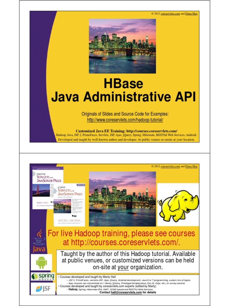 HBase | PDF | Java Servlet | Java Server Pages
