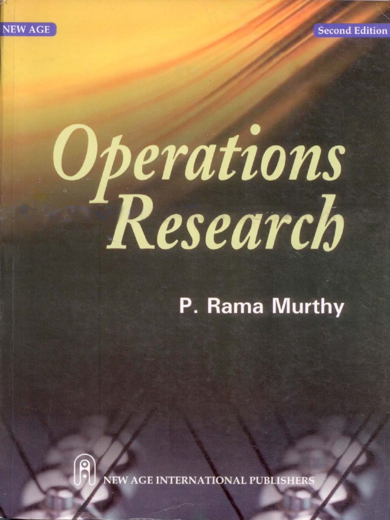 Operations Research | PDF