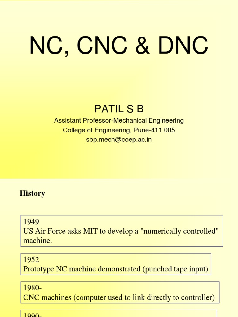 NC, CNC & DNC | PDF | Numerical Control | Control Theory