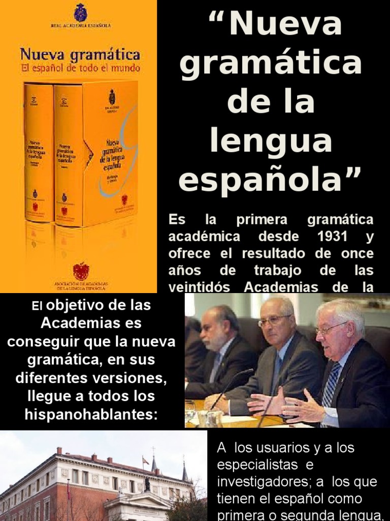 Nueva gramática de la lengua española | PDF | Género gramatical ...