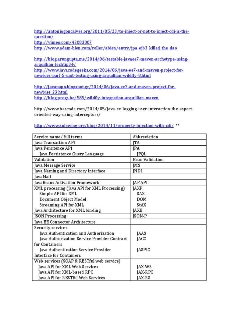 Beginning Java EE 7 Notes | PDF | Enterprise Java Beans | Application ... Beginning Java EE 7 Notes | PDF | Enterprise Java Beans | Application ...