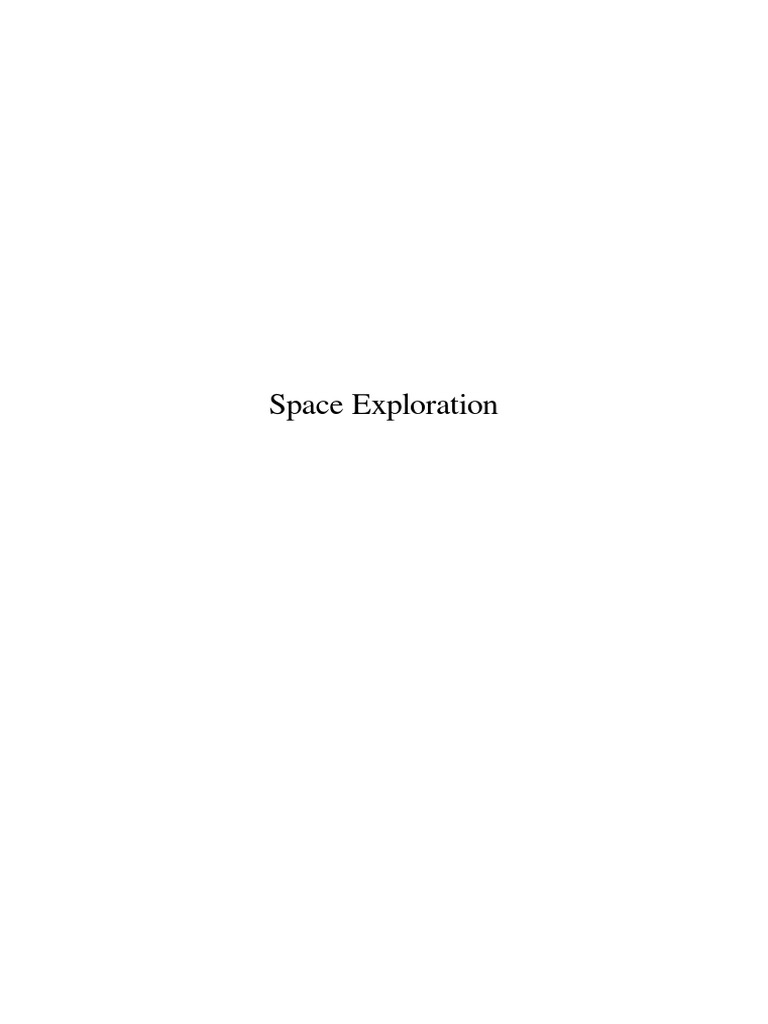 Space Exploration | PDF | International Space Station | Mir