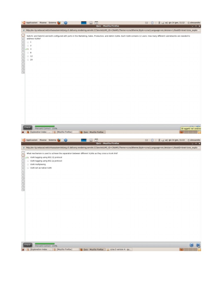 Cisco Ccna 3 Version 4 - Quiz Capitolo 3 | PDF