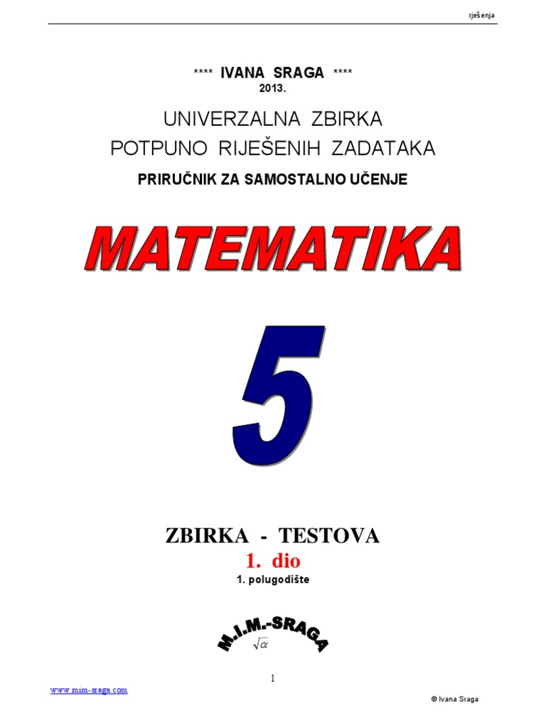Matematika 5 | PDF