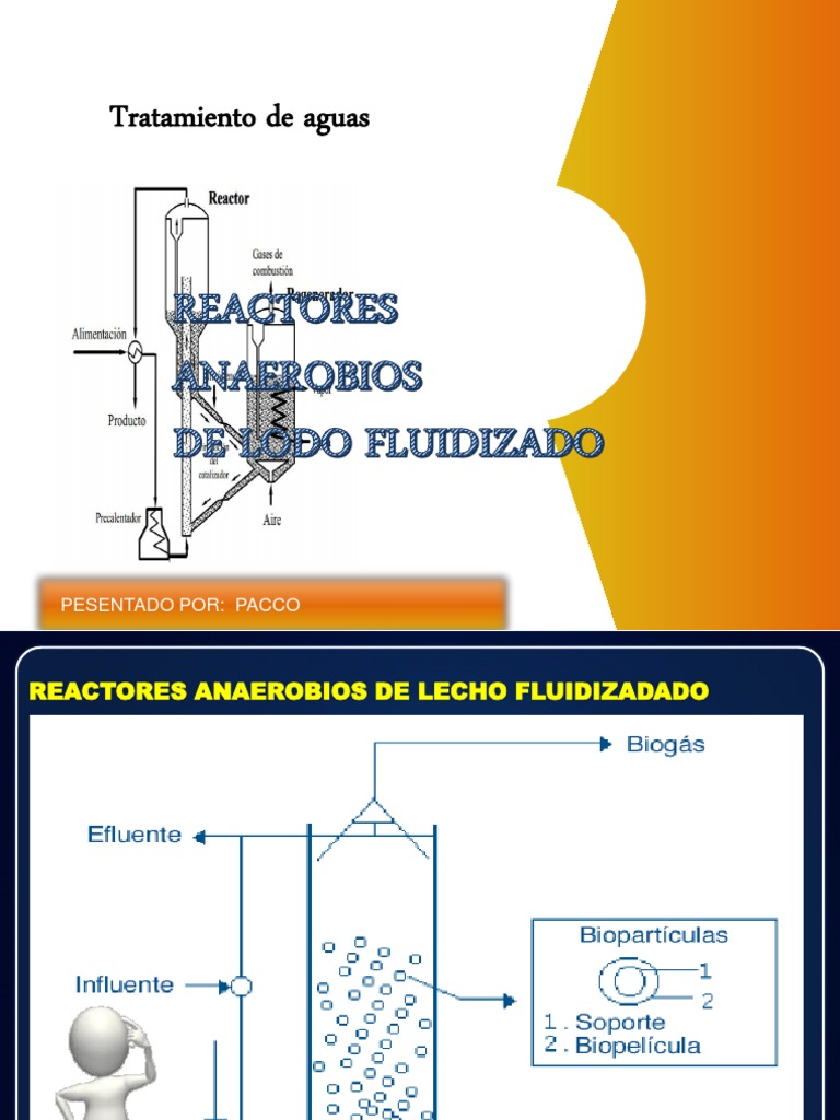 03 Reactor Anaerobio de Lecho Fluidizado | PDF | Reactor Quimico | Aguas residuales