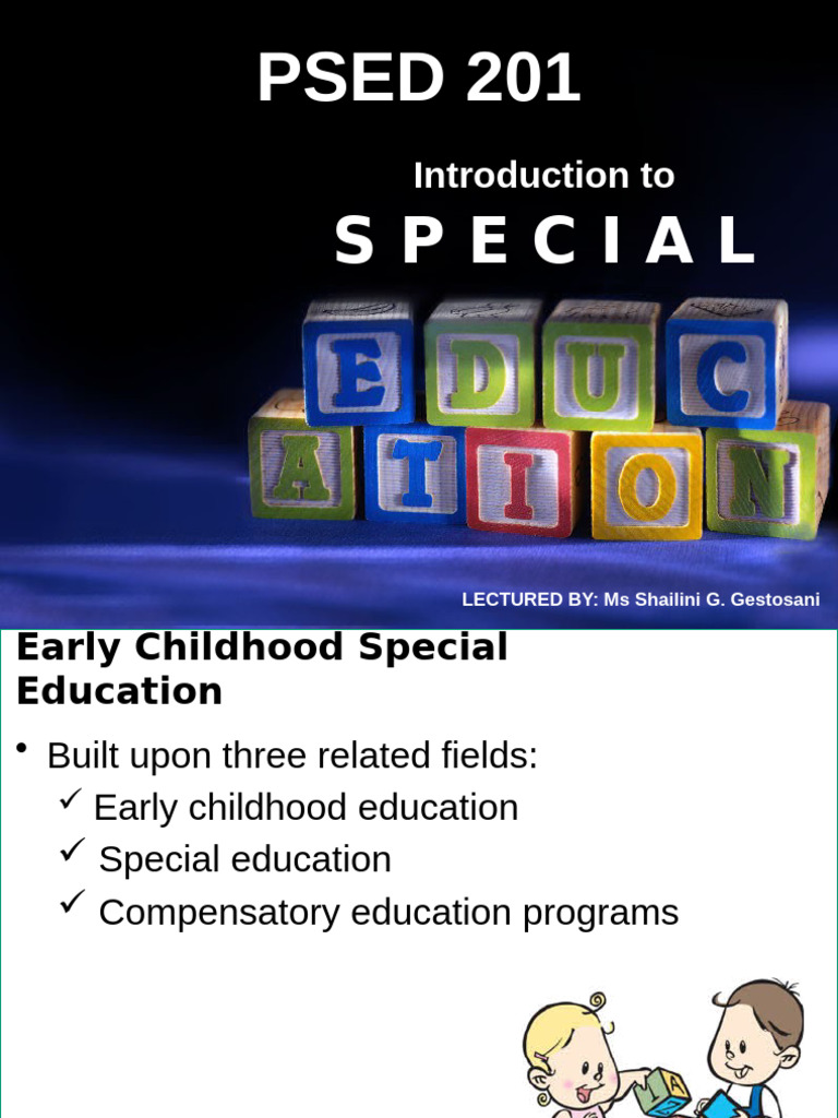 Introduction To Special Education | PDF | Disability | Special Education