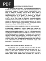 Supreme Court Cases on Neglect of Duty | PDF | Negligence | Employment