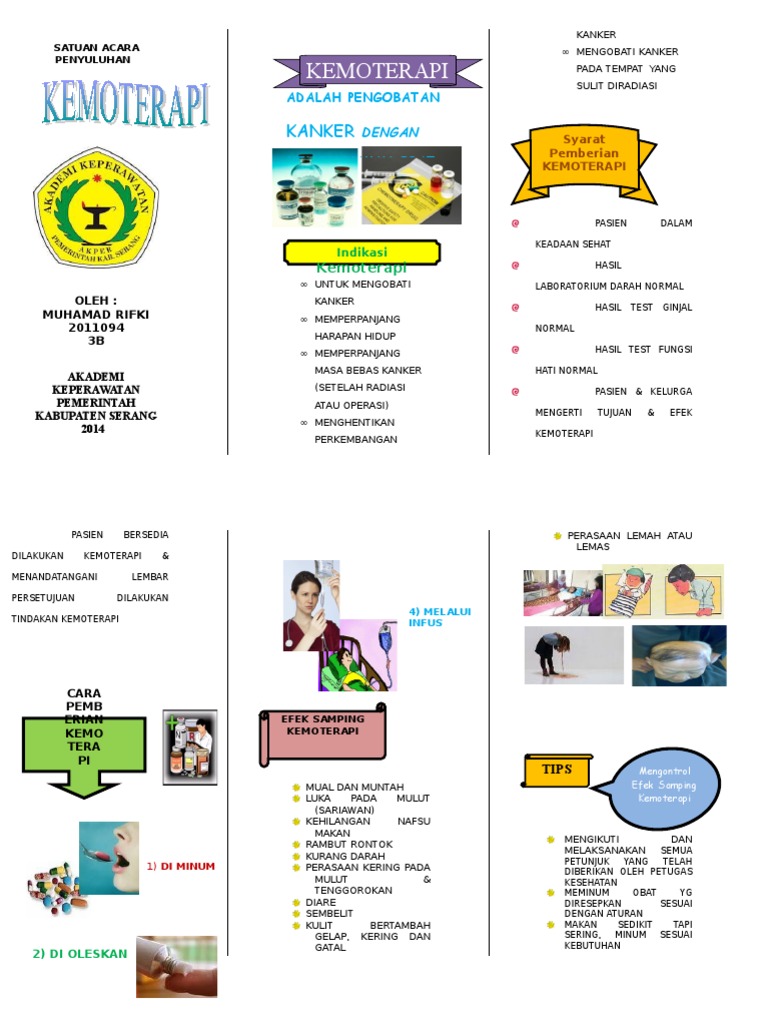 Leaflet Kemoterapi | PDF
