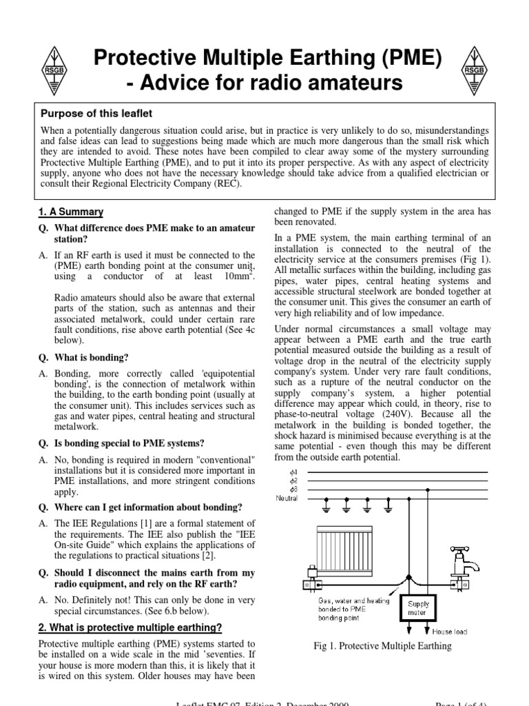PME Earthing | PDF | Mains Electricity | Electrical Engineering