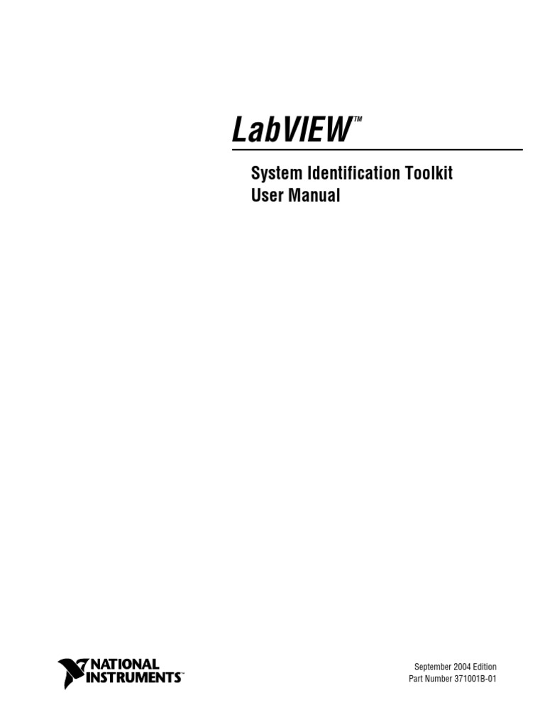 System Identification Labview Toolkit | PDF | Sampling (Signal ...