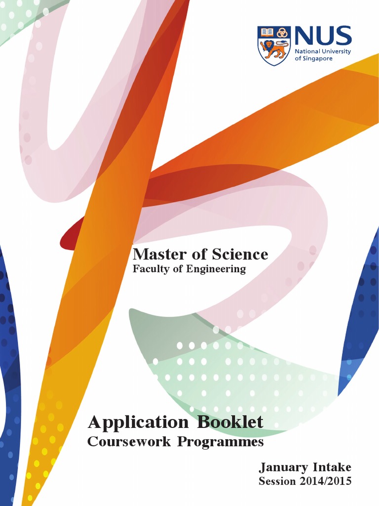 Application Booklet 2014-2015 Admission NUS | PDF | Test Of English As ...