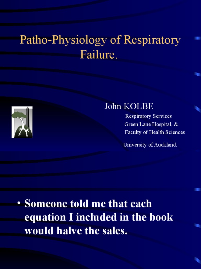 Pathophysiology of Respiratory Failure | PDF | Breathing | Respiratory ...