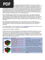 2-Look OLL: 2 Look (Orient Corners) 2-Look PLL: 6 Algorithms | PDF ...