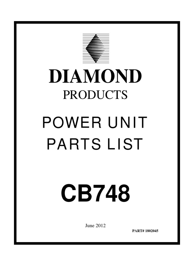 Power Unit Parts List - CB748 | PDF | Gear | Clutch