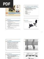 Sahrmann Core Stability Test | PDF