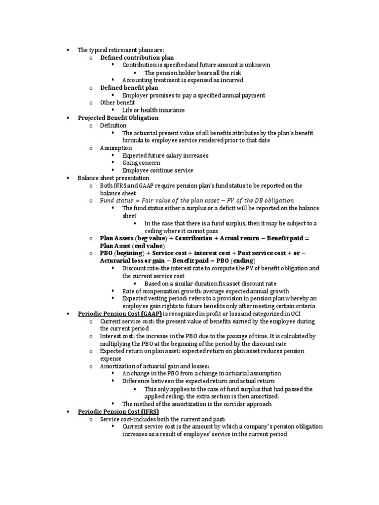 CFA Level 2 FSA | PDF | Pension | Income Statement