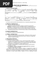 ACT ADITIONAL Contract Prestari Servicii Model | PDF