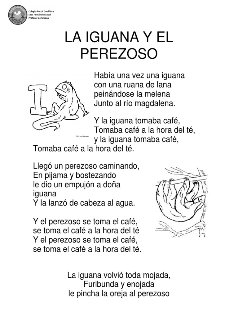 1ro - La Iguana y El Perezoso | PDF