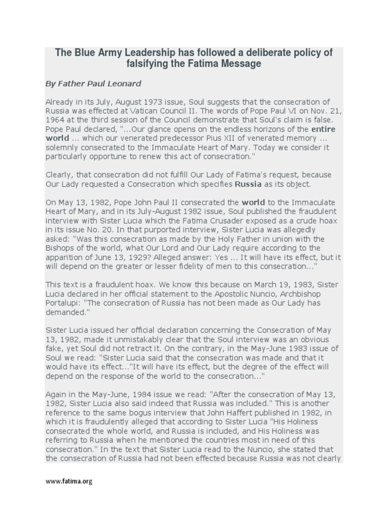 The Blue Army Leadership Has Followed A Deliberate Policy of Falsifying ...