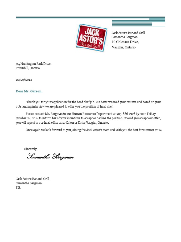 Business Letter | PDF