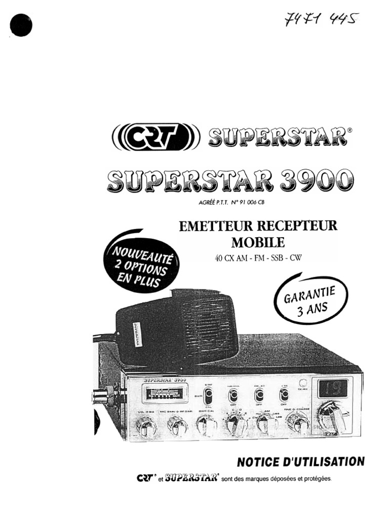 Super Star 3900 | PDF | Antenne (Radio) | Onde radio