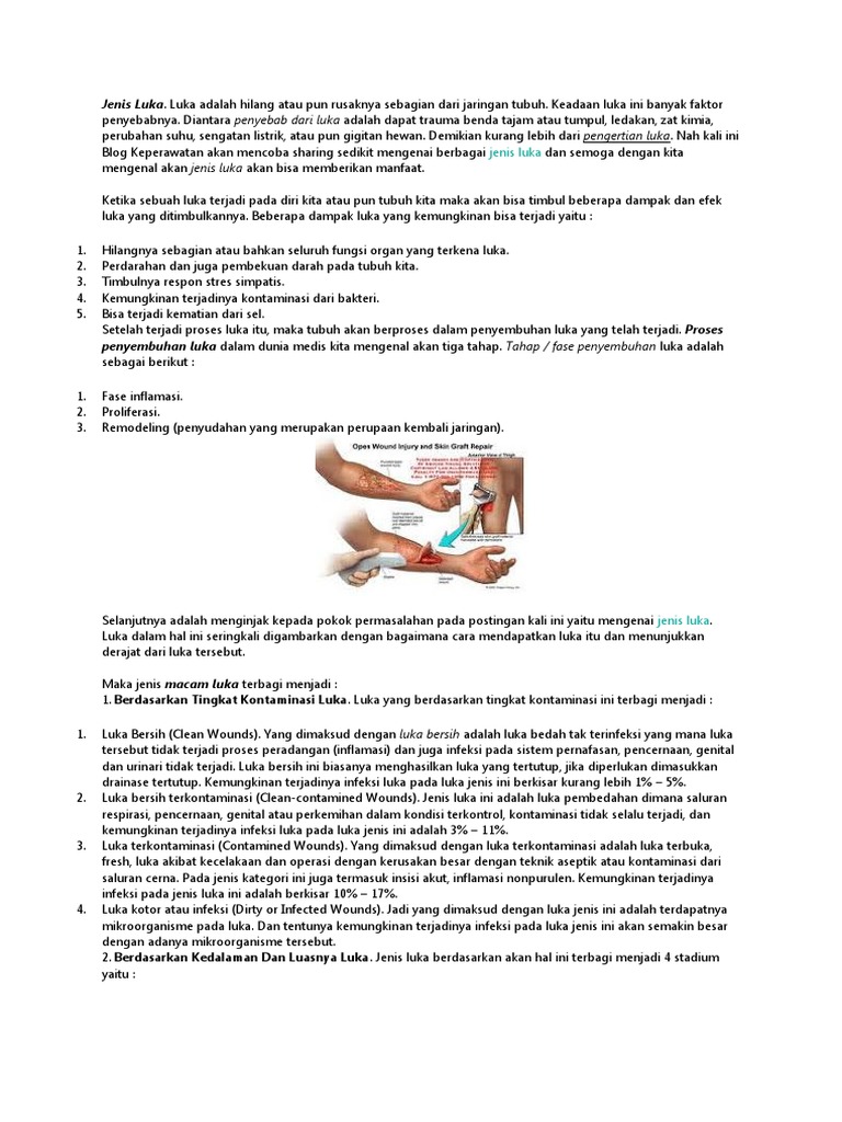 Jenis Luka | PDF