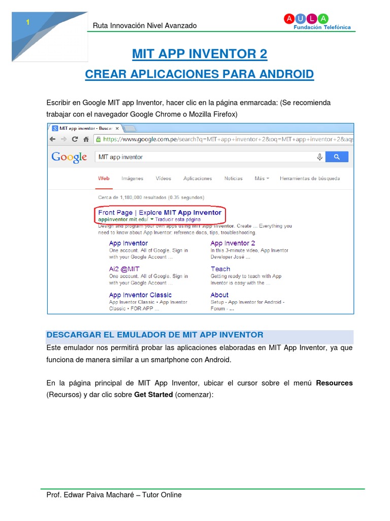 Tutorial MIT App Inventor 2 | Point and Click | Aplicación movil | Prueba gratuita de 30 días ...