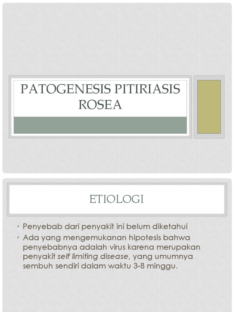 Patofis Pityriasis Rosea | PDF