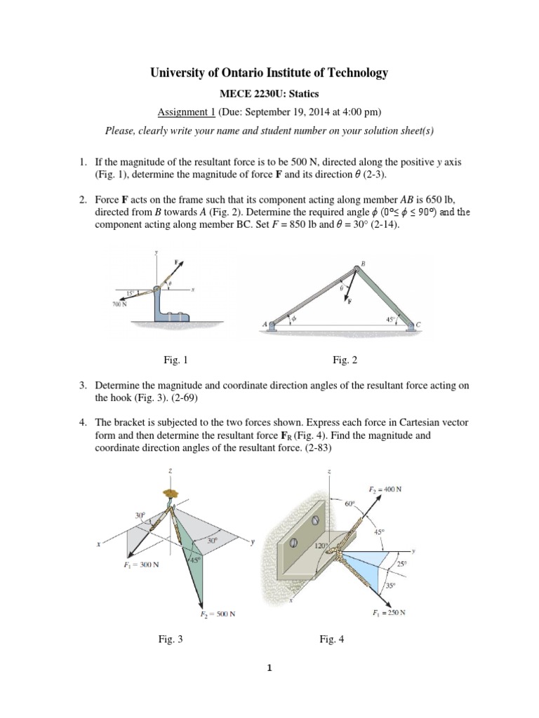 Resultant Force Analysis in Statics | PDF | Science & Mathematics