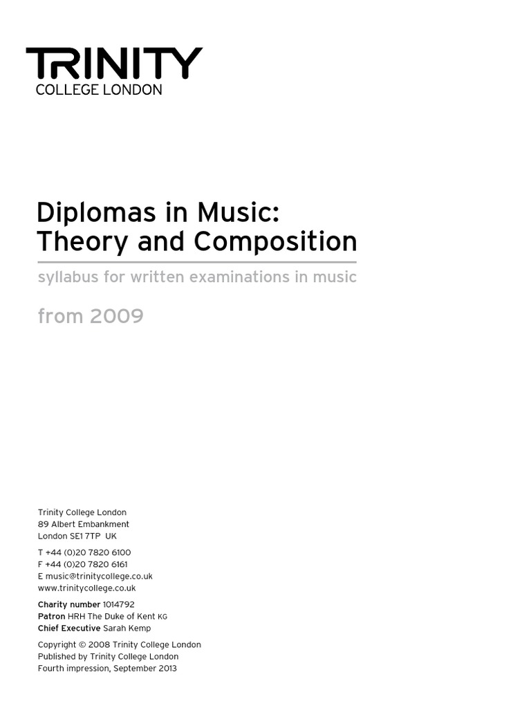 Diploma in Music Written 5th Imp - (Online Version)