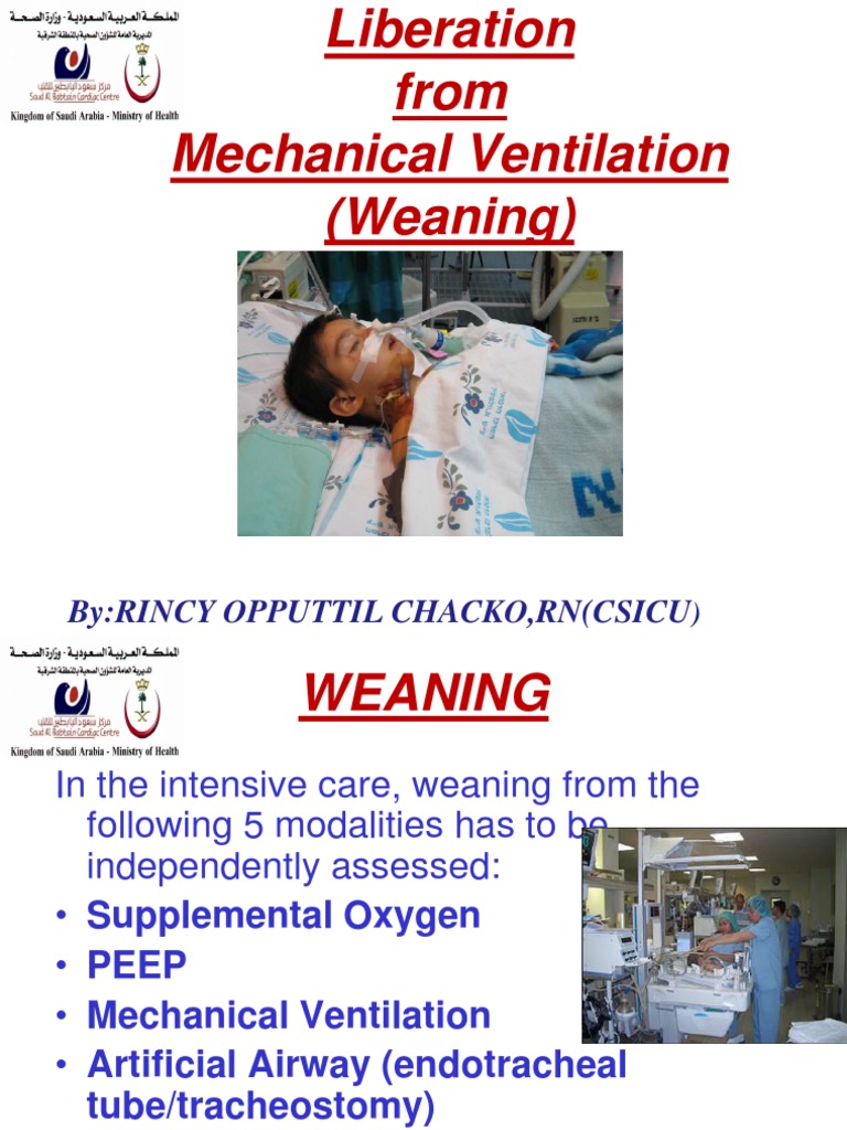 Liberation From Mechanical Ventilation | PDF | Heart Failure ...